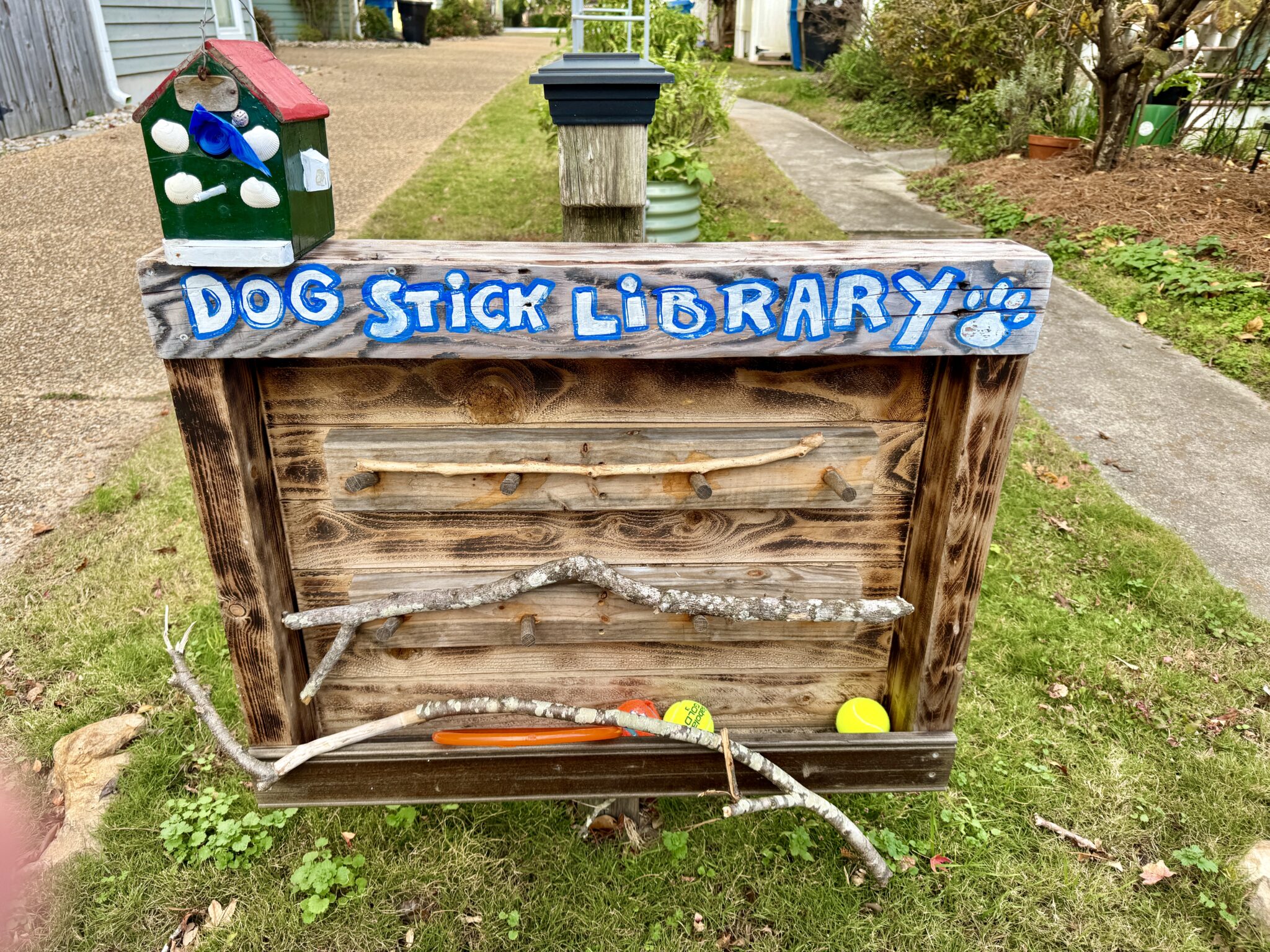 Doggie pals, there's a new dog stick library in town! - Lynnhaven River NOW